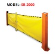 Industrial Retractable Barrier AKON Skirting and Bellows Model SB-3000