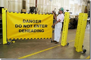 Industrial Retractable Barricade - Industrial Barrier