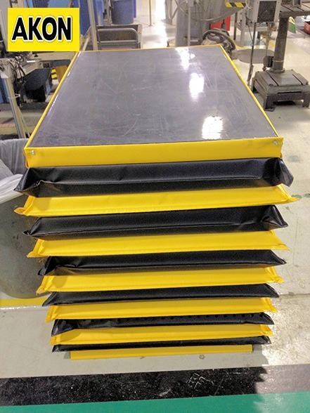 Lift Table Guards from AKON Skirting and Bellows